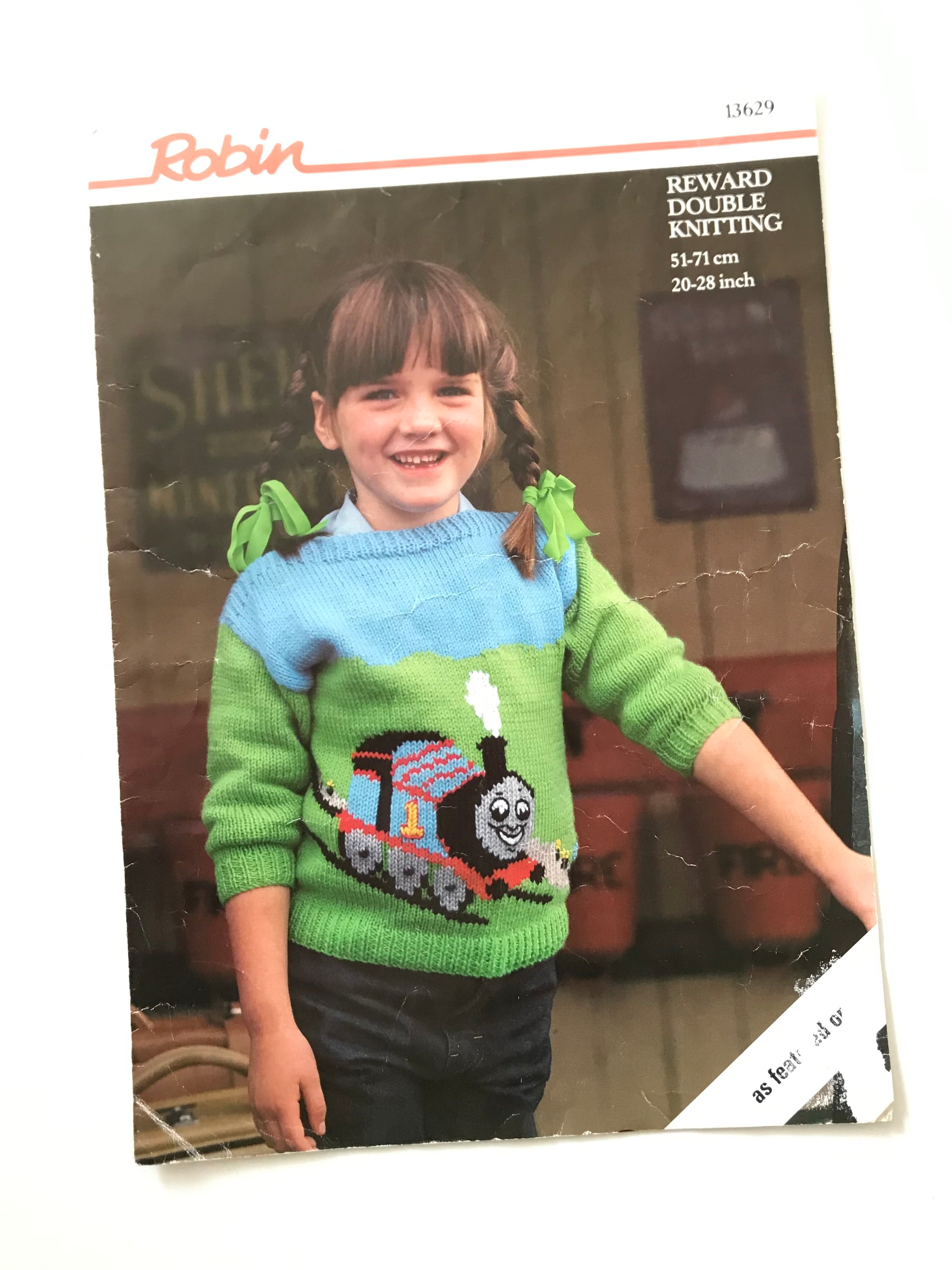 Vintage Thomas the tank engine knitting pattern – LOVED AGAIN CLUB