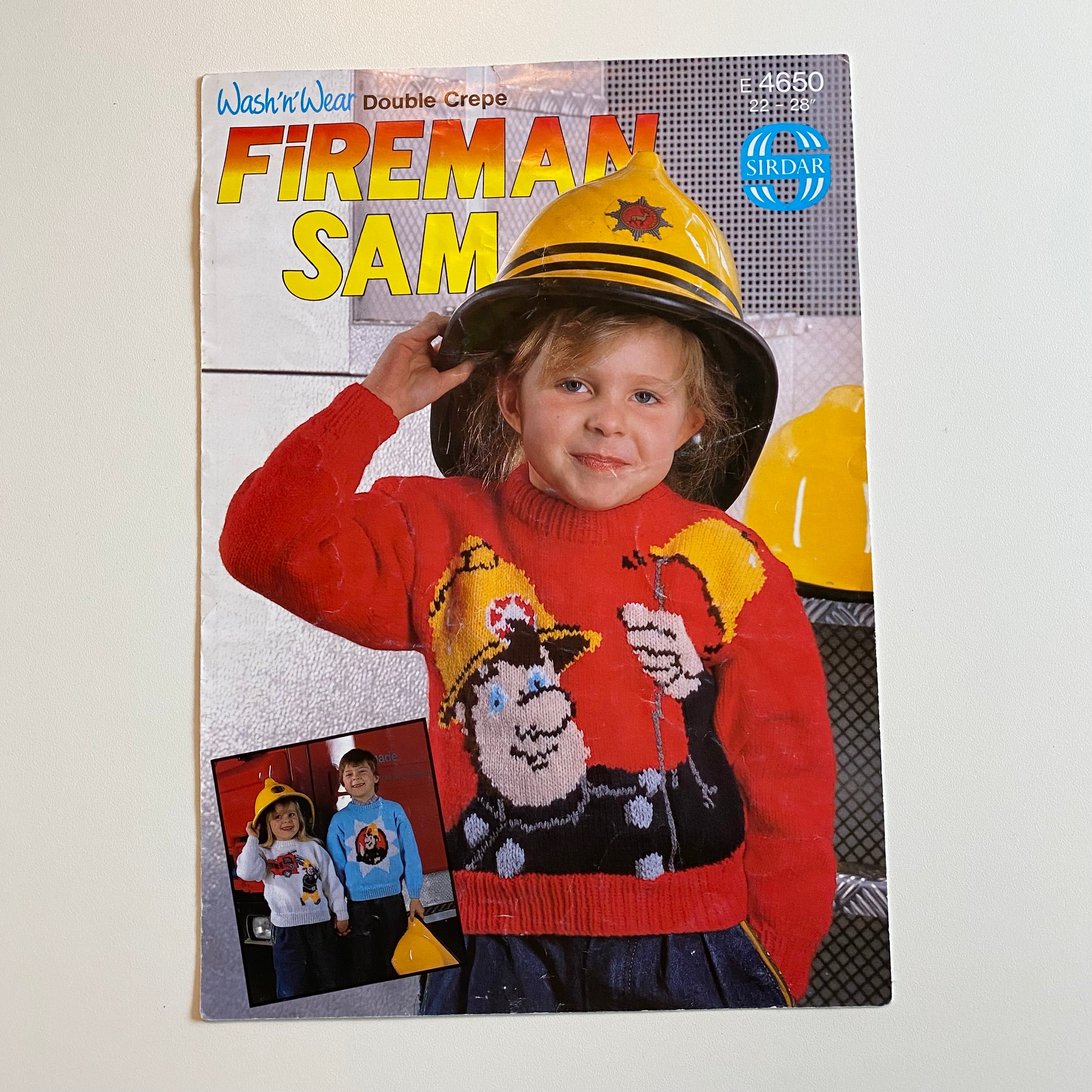 Fireman Sam knitting pattern – LOVED AGAIN CLUB